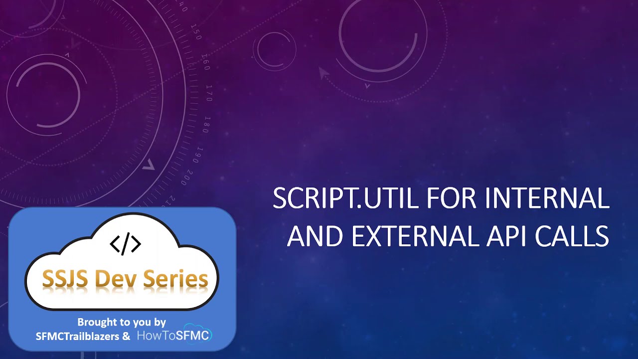 Ssjs Dev Series Scriptutil For Api Calls Youtube 8545