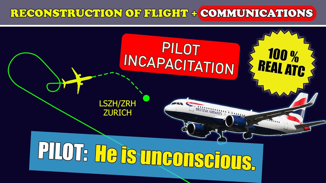 Pilot INCAPACITATION, Medical EMERGENCY | British Airways Airbus A320 ...