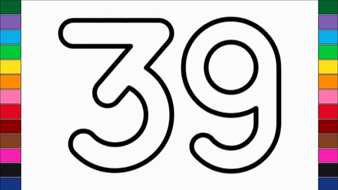 Learn to write thirty nine | Numbers Train 39 | #100 #learning - YouTube