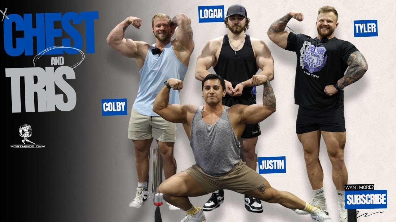 Northside Gym Ep #3 | Chest and Tris with the GYM BROS | Learn new ...