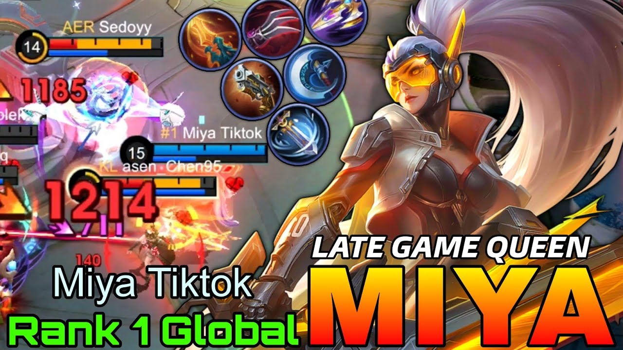 Late Game Queen Miya Full Damage Build - Top 1 Global Miya by Miya ...