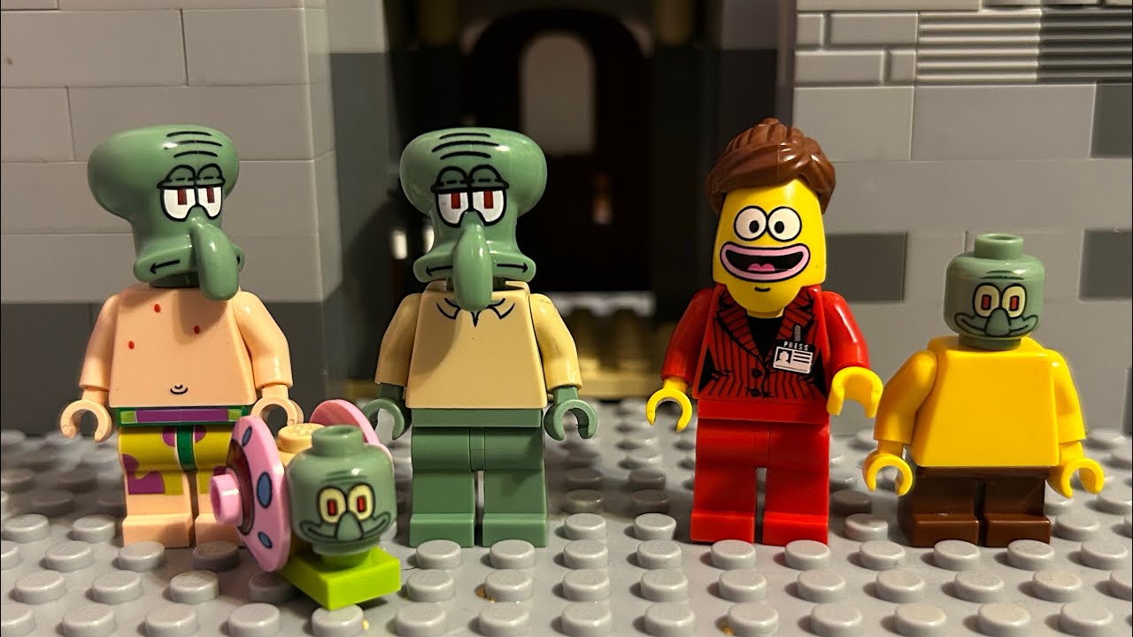Lego SpongeBob I’m SquidWard Scene - YouTube