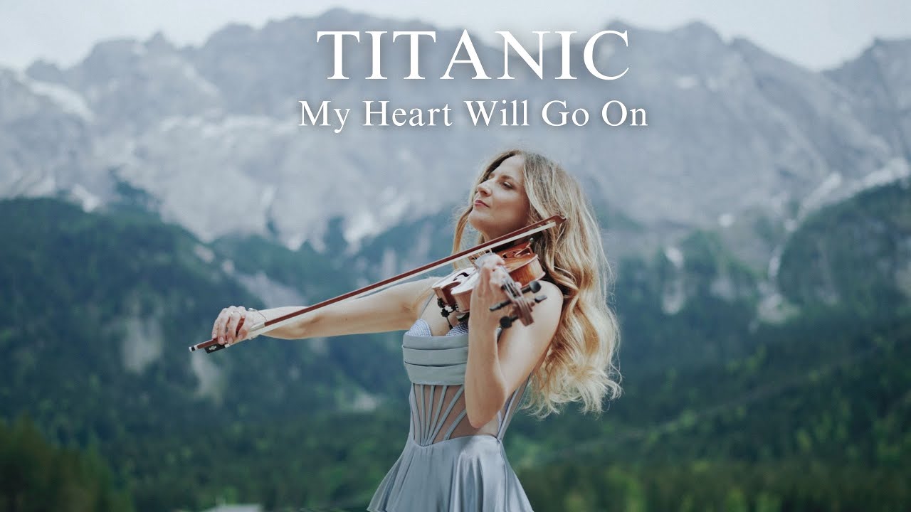TITANIC - My Heart Will Go On 🚢🏔️💙 Emotional violin cover by ViOLiNiA ...