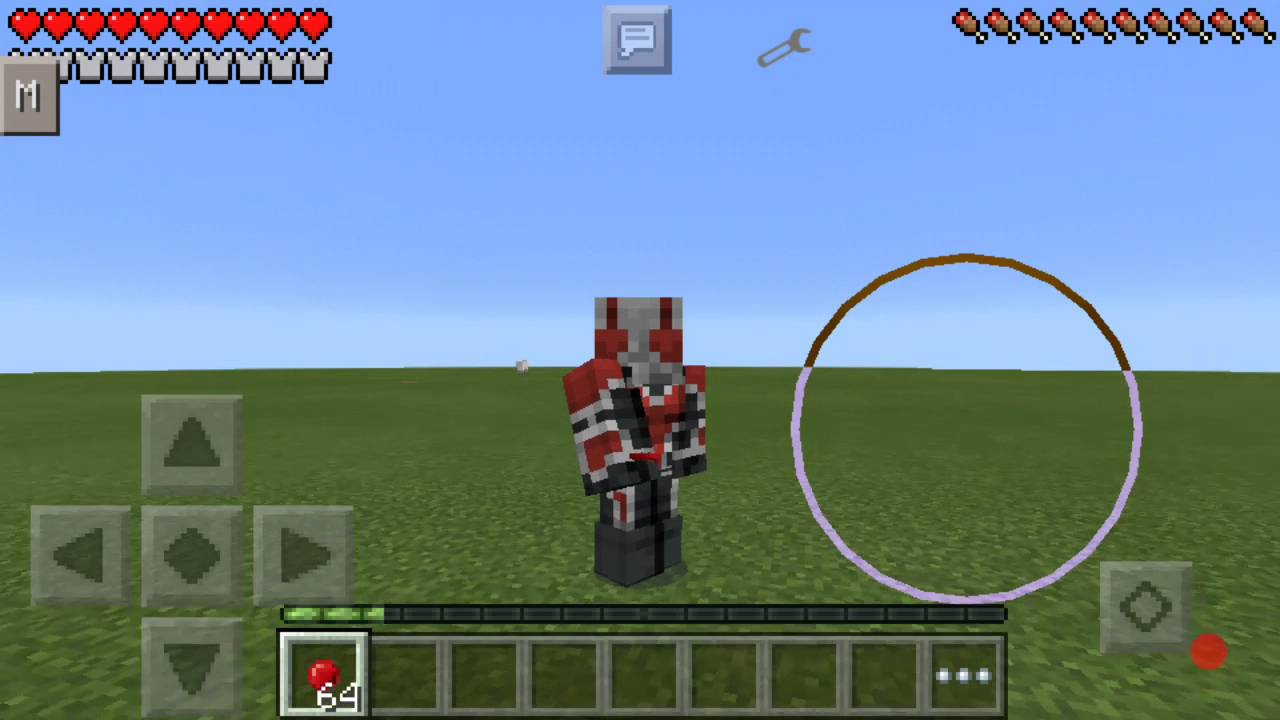 Minecraft pe mod pocket heros ant man จอมป่วน - YouTube