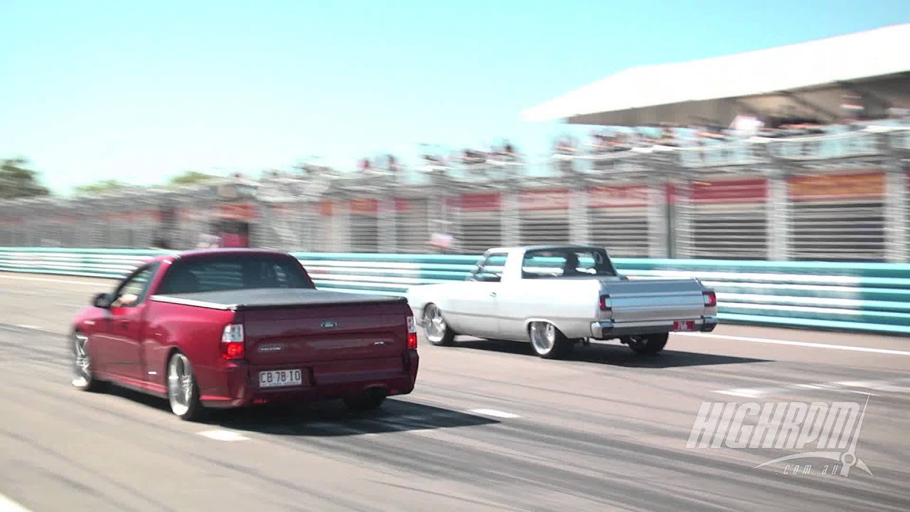 Rob Anderson VG Valiant Ute at Gazzanats - YouTube