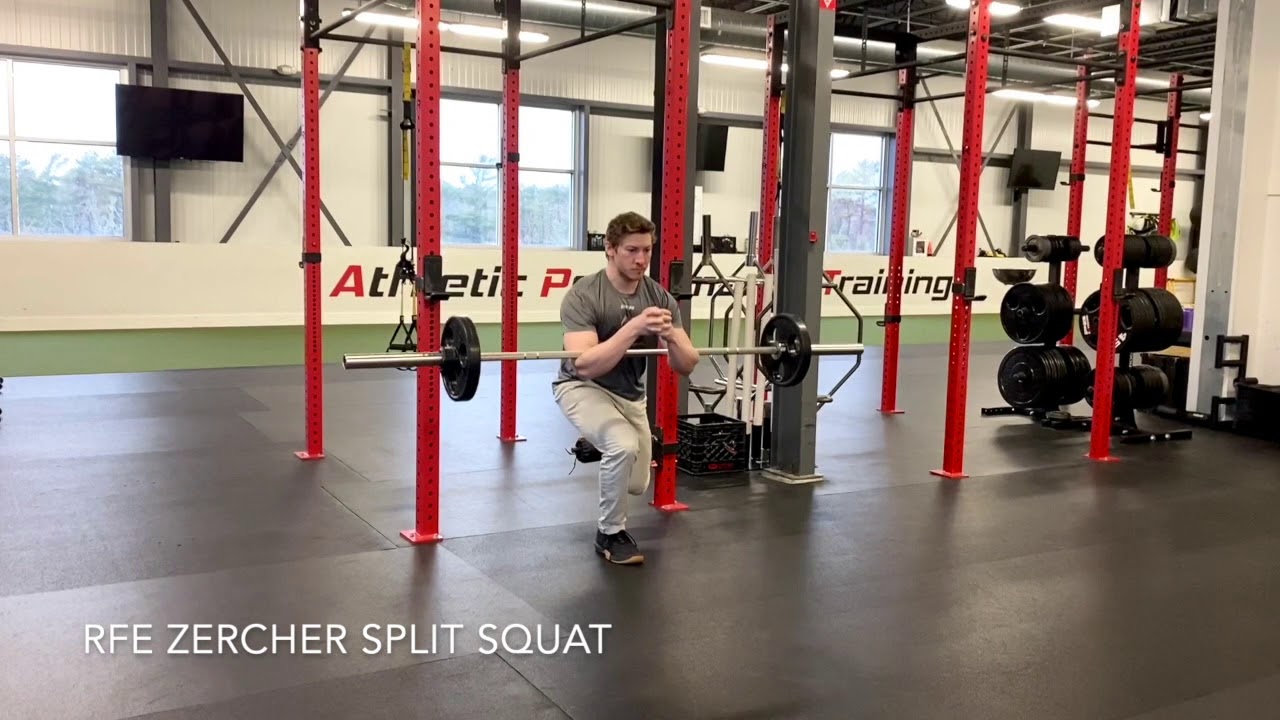 RFE ZERCHER SPLIT SQUAT - YouTube