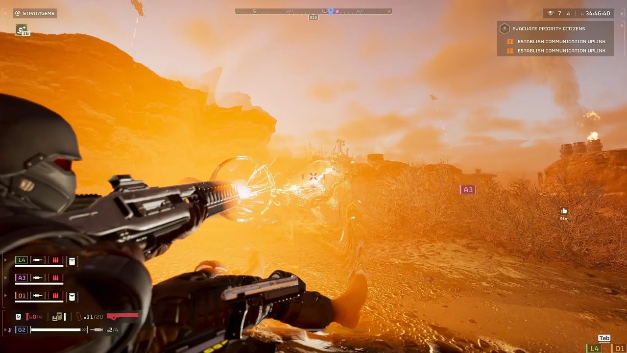 Helldivers 2 - Railgun vs Bots - YouTube