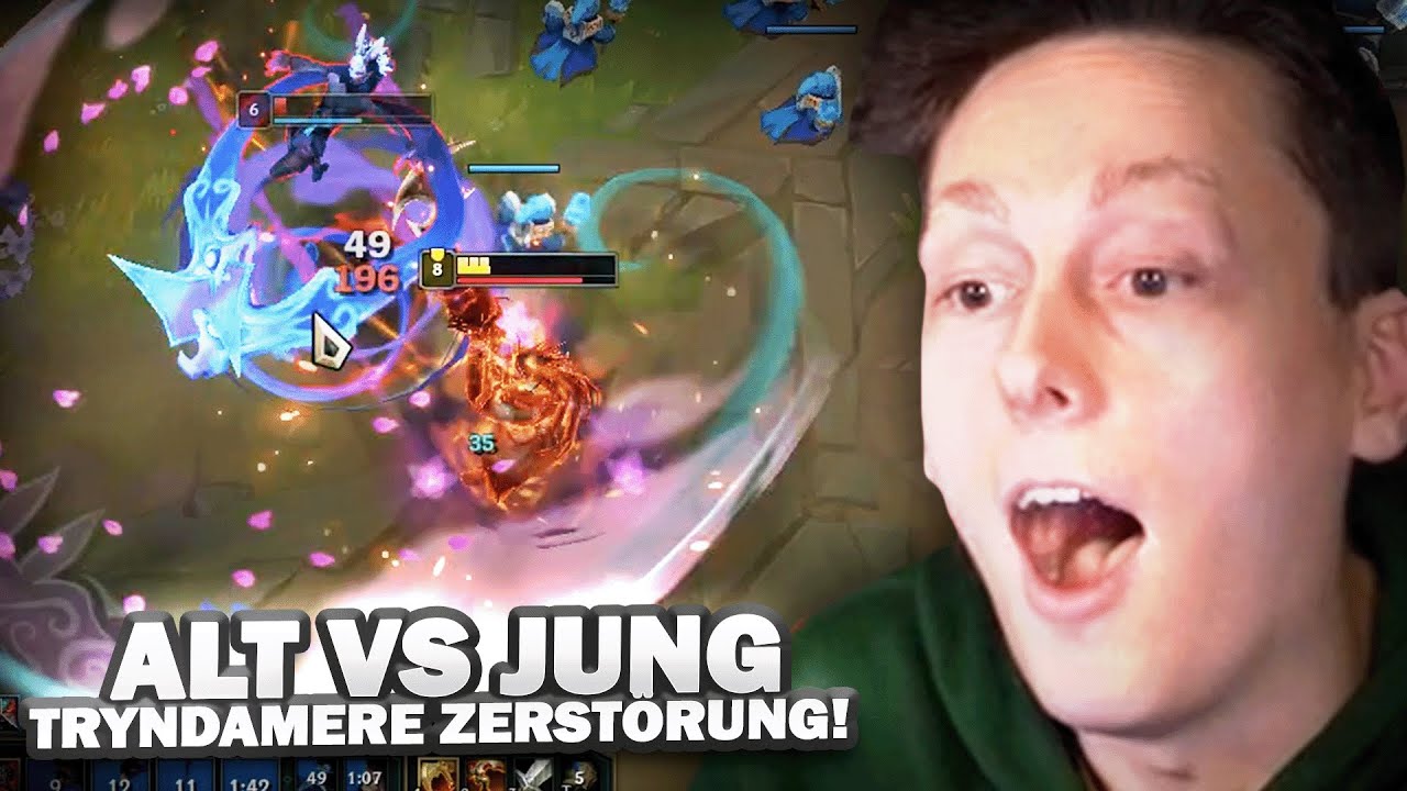 ALT vs JUNG - Gute alte Tryndamere ZERSTÖRUNG - YouTube
