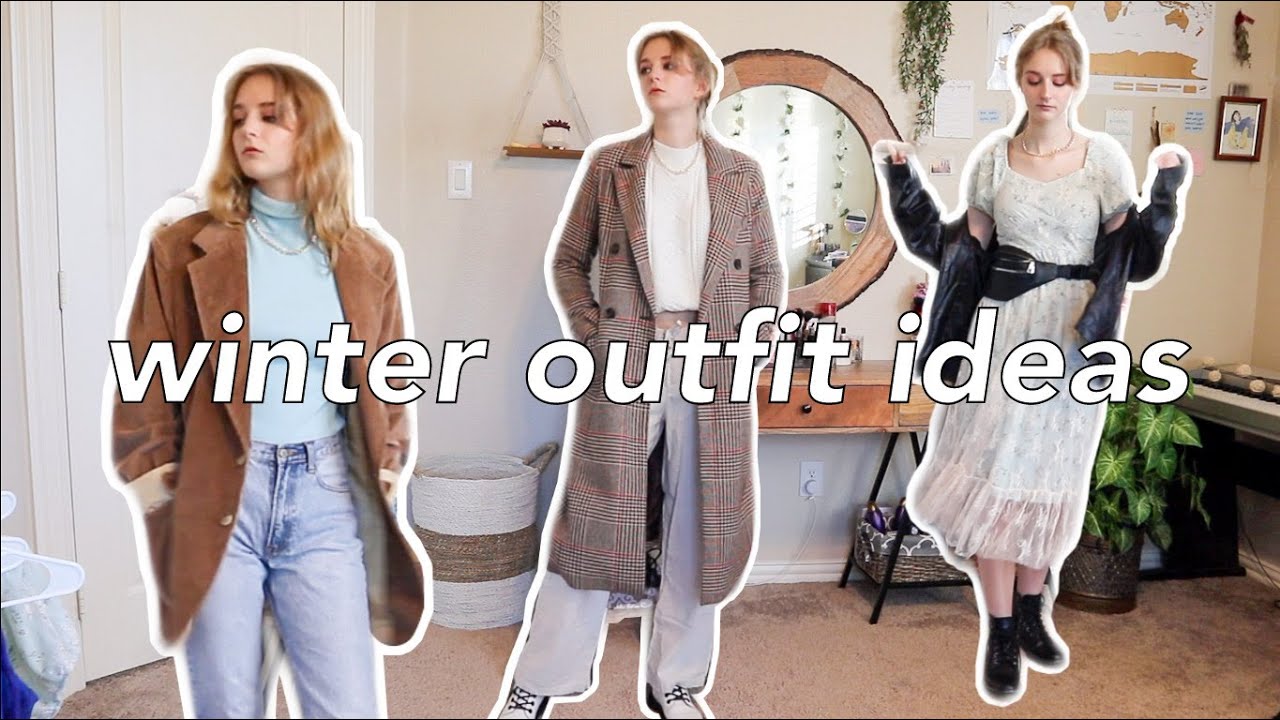 CASUAL WINTER OUTFITS | simple everyday looks (2021) - YouTube