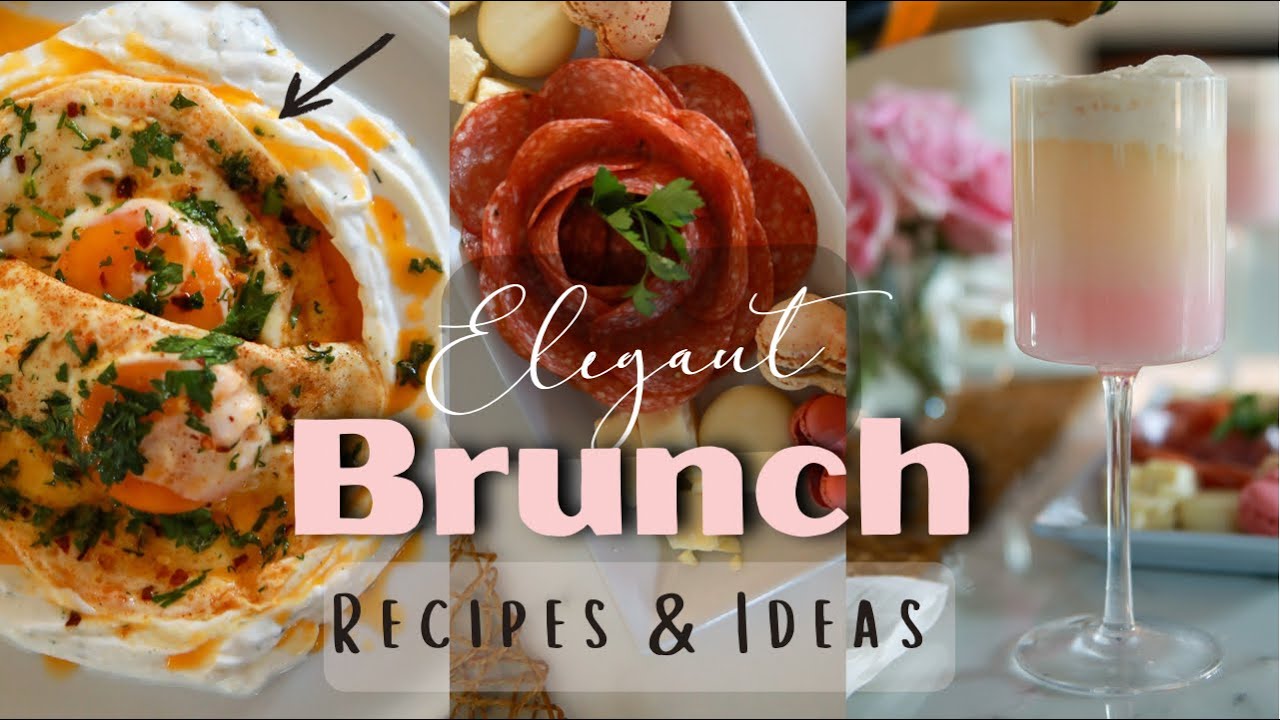 Elegant Valentine’s Day Champagne Brunch Ideas! Turkish Eggs ...