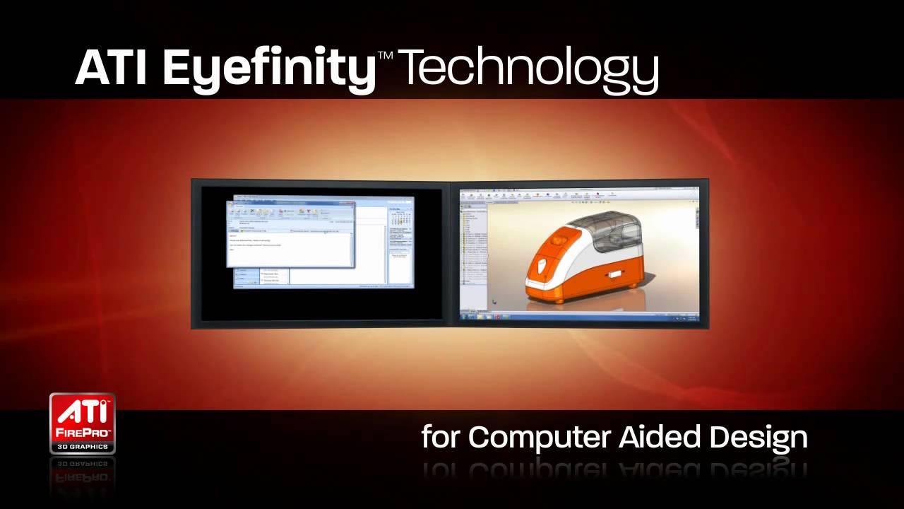 ATI FirePro graphics with Eyefinity technology makes high productivity scenarios possible - YouTube