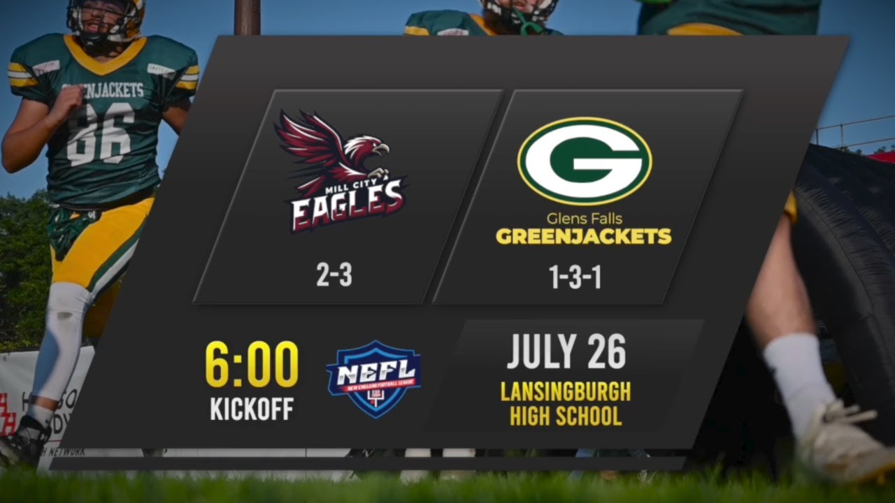 The Glens Falls Greenjackets vs. the Mill City Eagles - YouTube