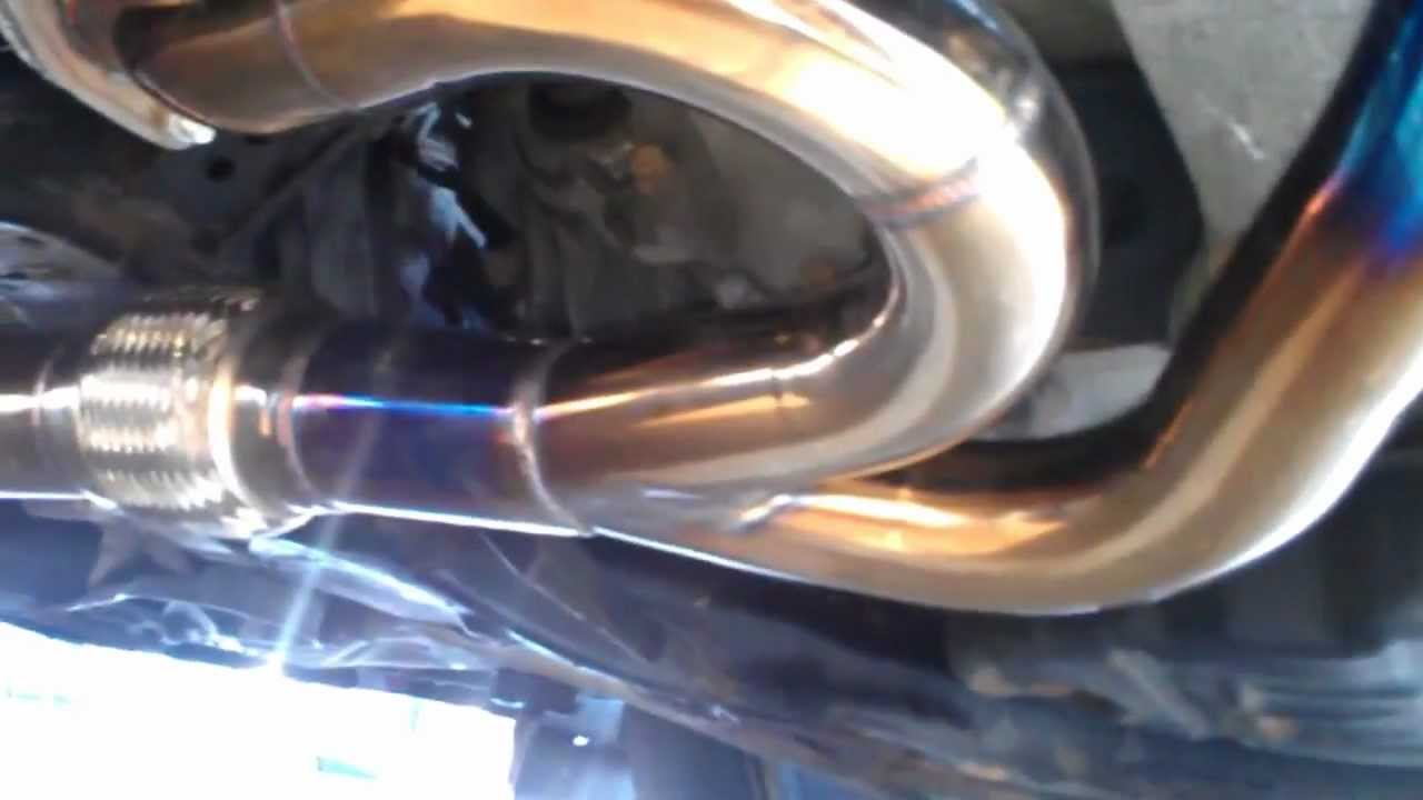 ebay headers on a 2004 nissan maxima - YouTube