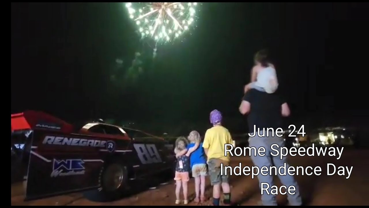 Von Casey Racing 604 late models at Rome Speedway Independence Day Race ...