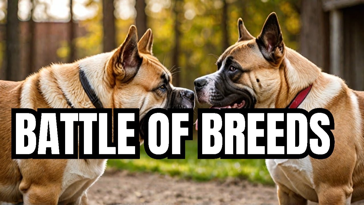 AKITA VS AMERICAN BULLY - YouTube