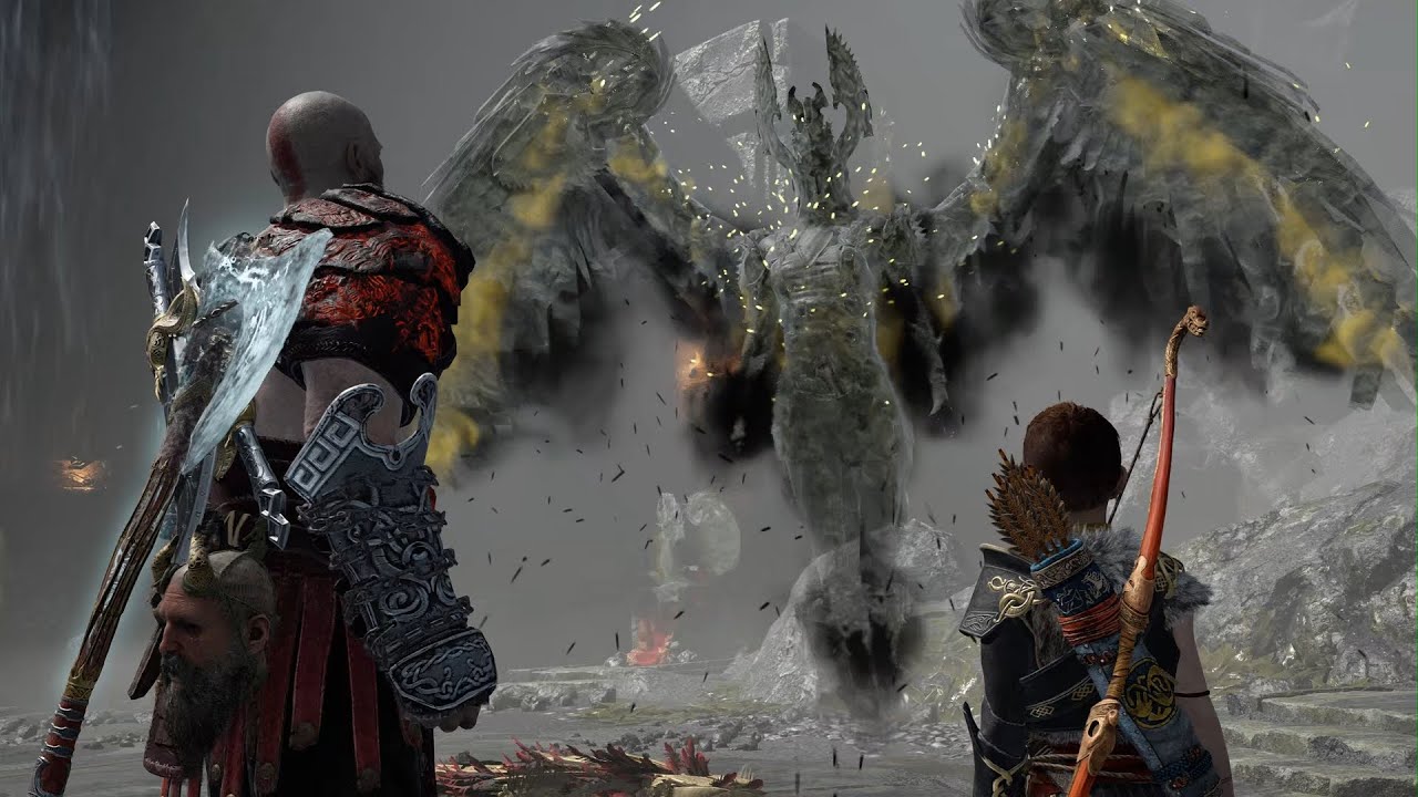 God of War (2018) - Valkyrie Boss #9 - Sigrún, The Valkyrie Queen - YouTube