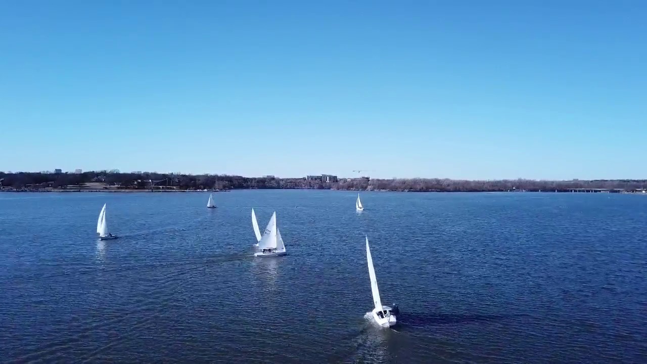 Beautiful winter day at White Rock Lake Dallas Texas - YouTube