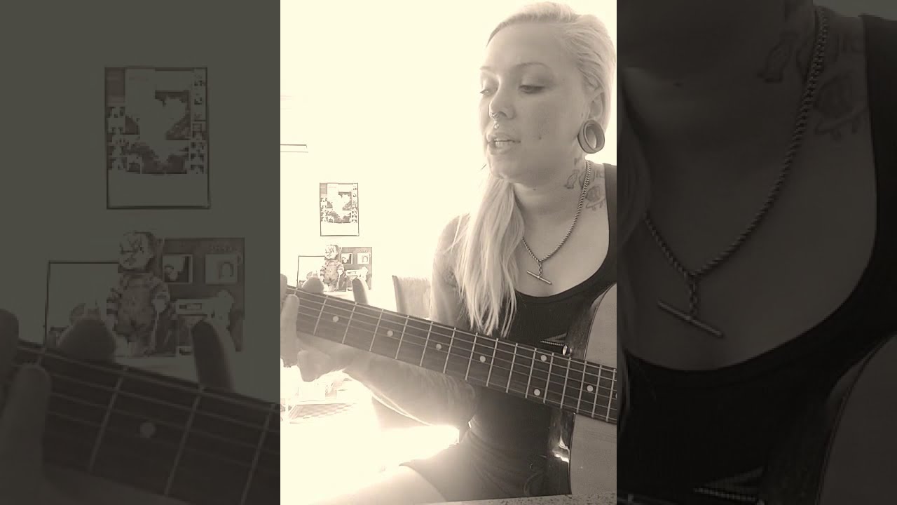 The Distillers Coral Fang acoustic cover - YouTube