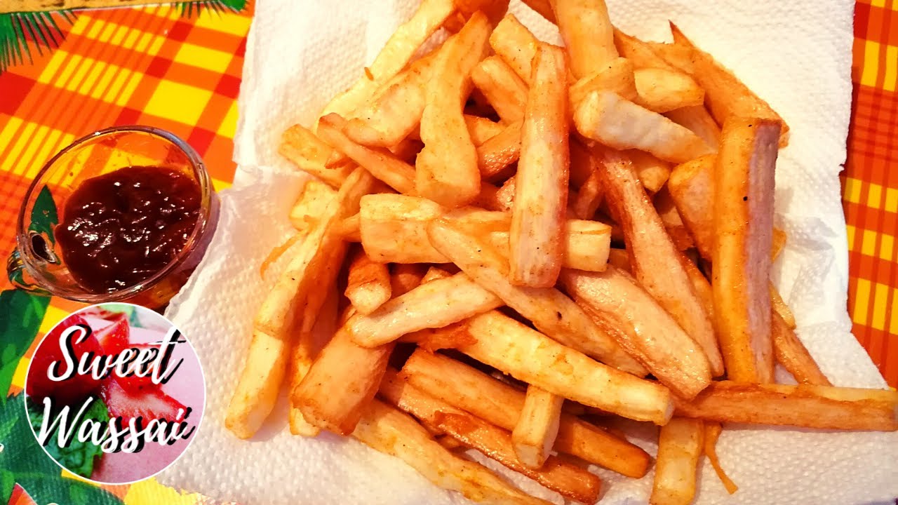 Recette des frites de manioc maison super facile | SWEET WASSAI - YouTube