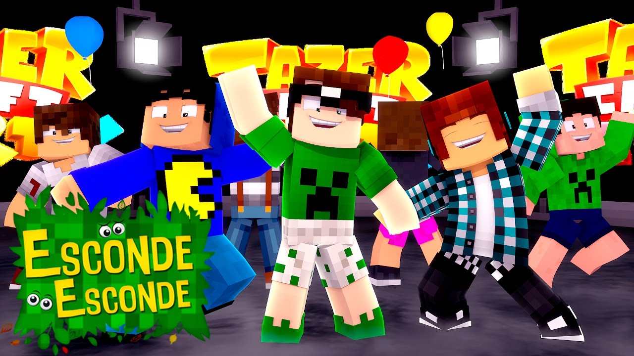 Minecraft Festa Tazercraft Esconde Esconde Youtube