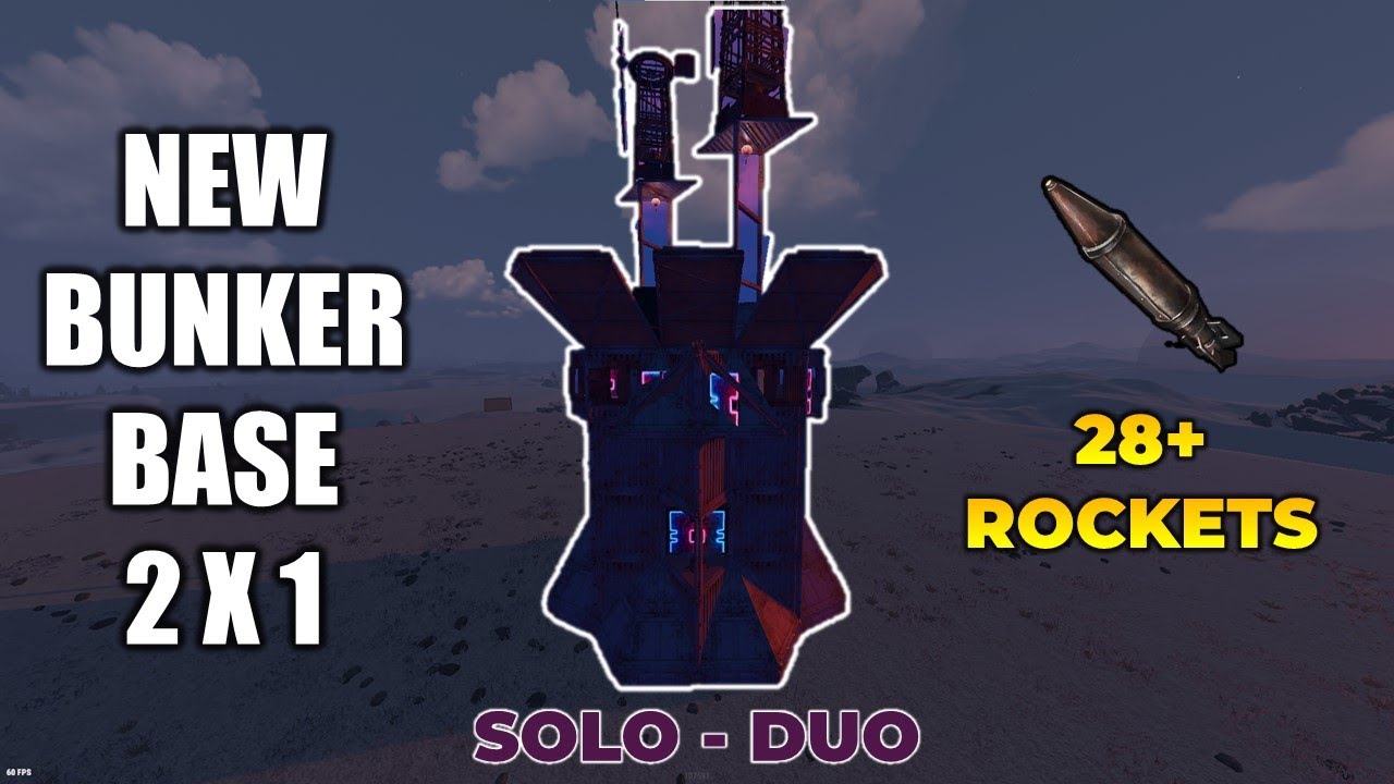 [BASE-DESIGNS] GUIDE to BUILDING a 2x1 BUNKER BASE for SOLO/DUOS in ...