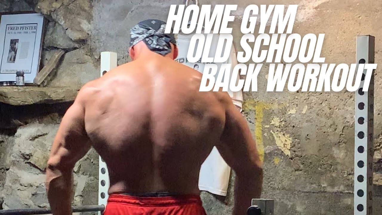 OLD SCHOOL BODYBUILDING BACK WORKOUT AT HOME🔥#fitness #workout # ...