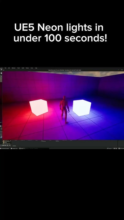 UE5 Neon lights in under 100seconds! - YouTube