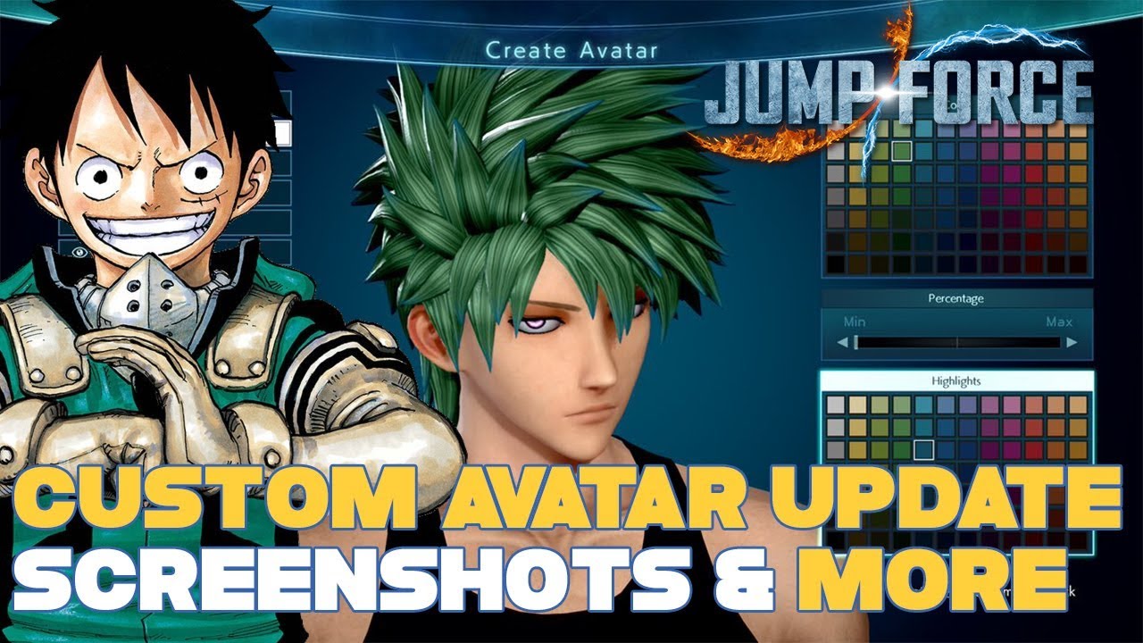 Jump Force CAC Update and Screenshots - YouTube