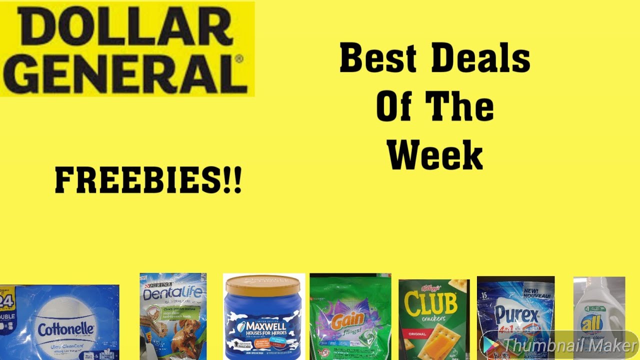 Dollar General BEST DEALS of the week November 2020 FREEBIES - YouTube