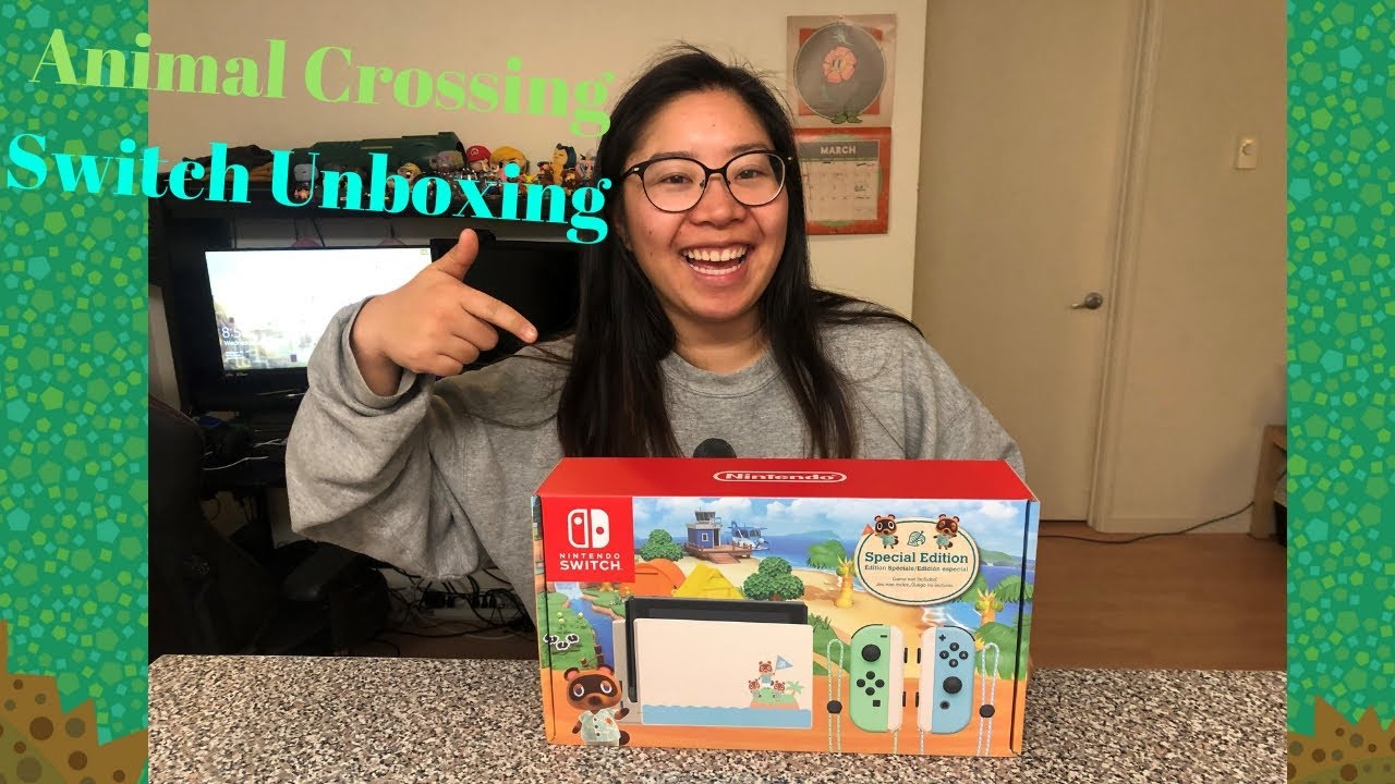NEW ANIMAL CROSSING THEMED SWITCH (Unboxing) - YouTube