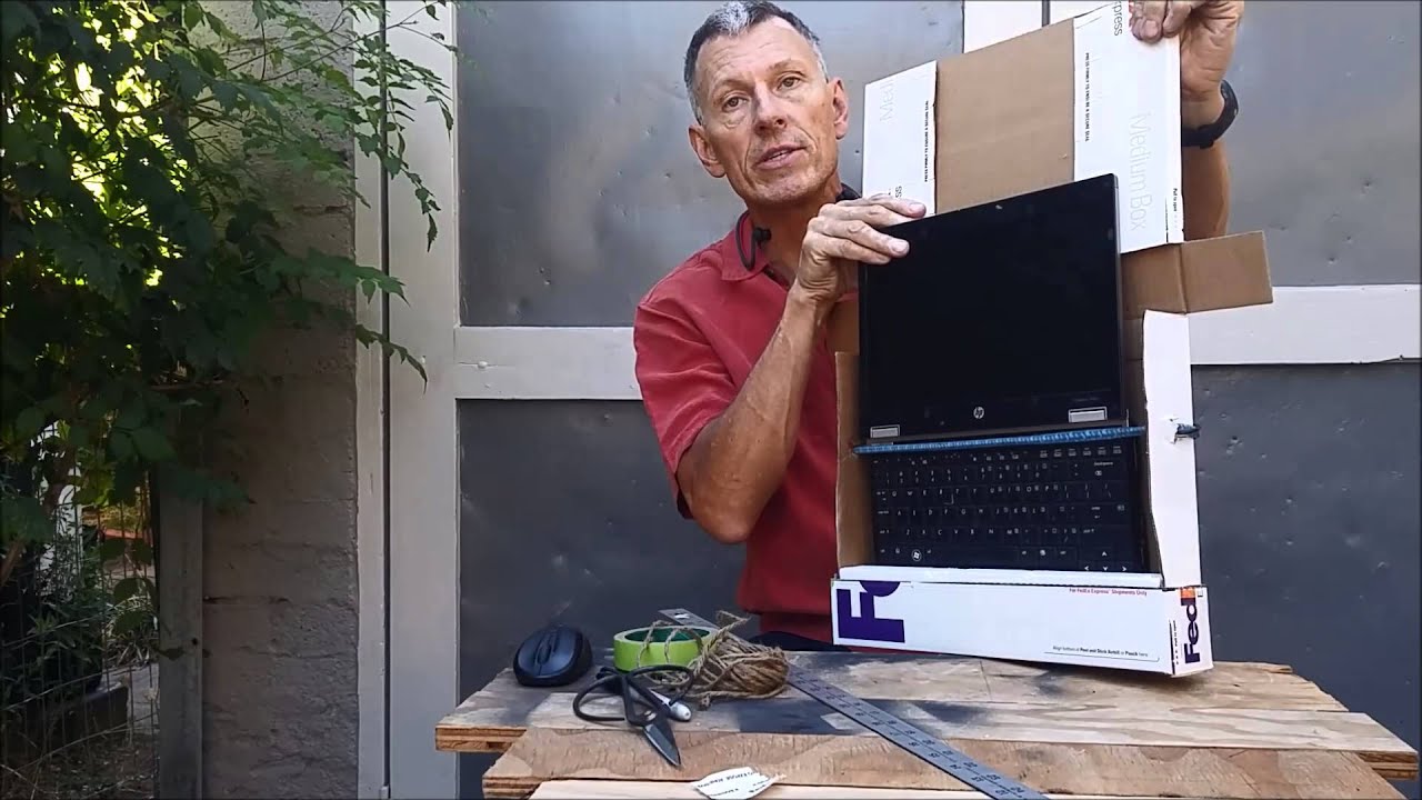 Making a Teleprompter Box for a Laptop 5 - YouTube