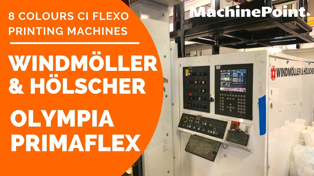 W & H Olympia Primaflex 8 Colours CI Flexo Printing Machines ...
