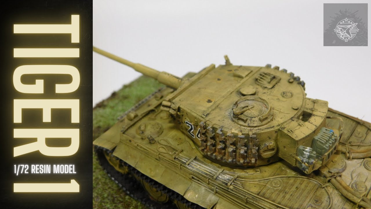 Tiger 1 | 1/72 resin model kit | Full painting - YouTube