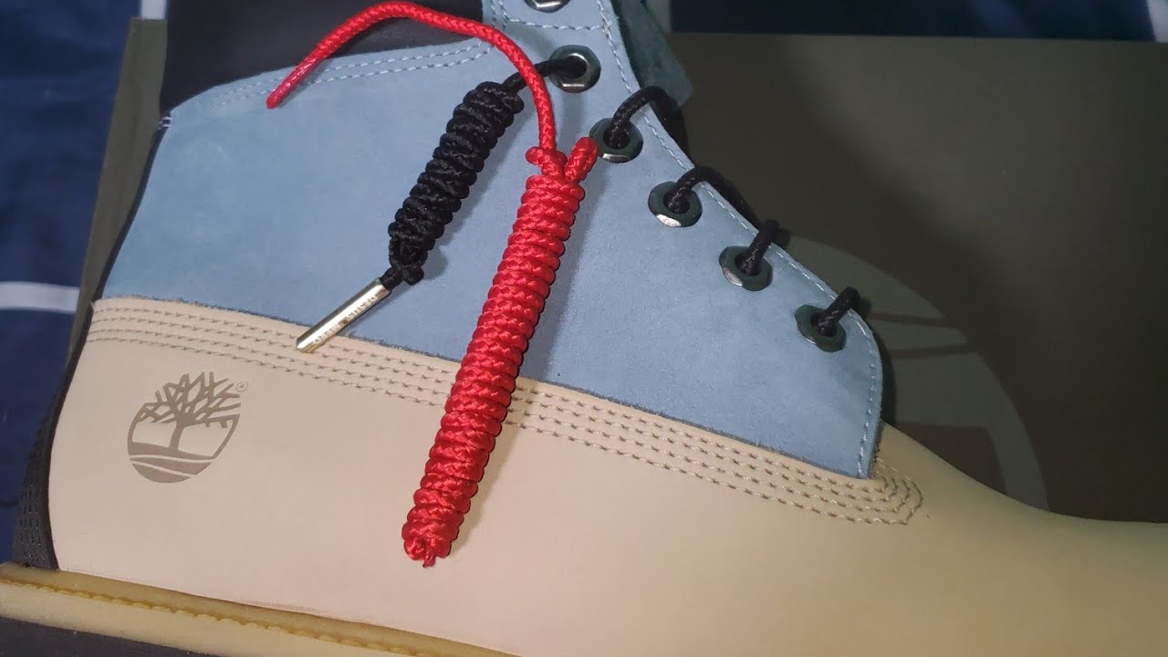 How to lace Timbs like @Day Twice Timbs! - YouTube