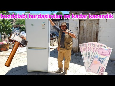 Hurda Buzdolabın Değeri Ne Kadar? Parçalayıp Hesapladık! #hurda #scrap #alüminyum #copper