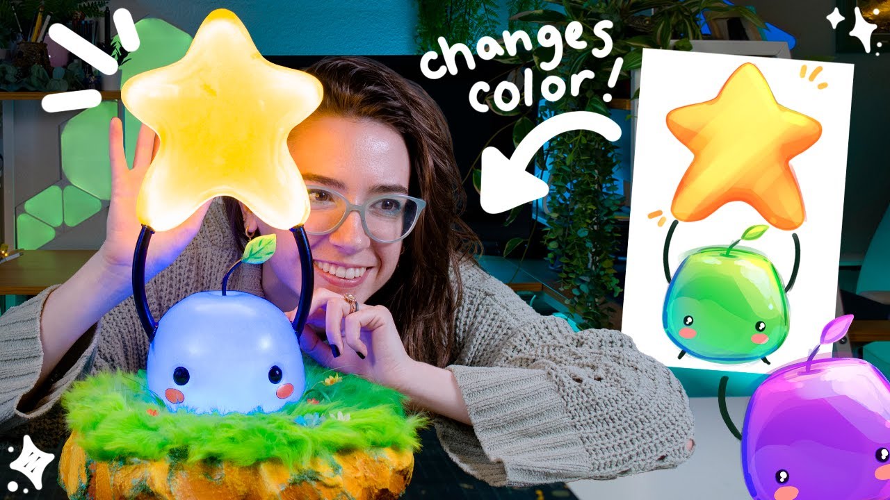 We made a light-up Junimo from Stardew Valley!! - YouTube