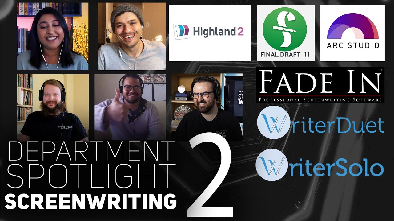 CO-WRITING & Which SCREENWRITING SOFTWARE is the BEST? | Department ...