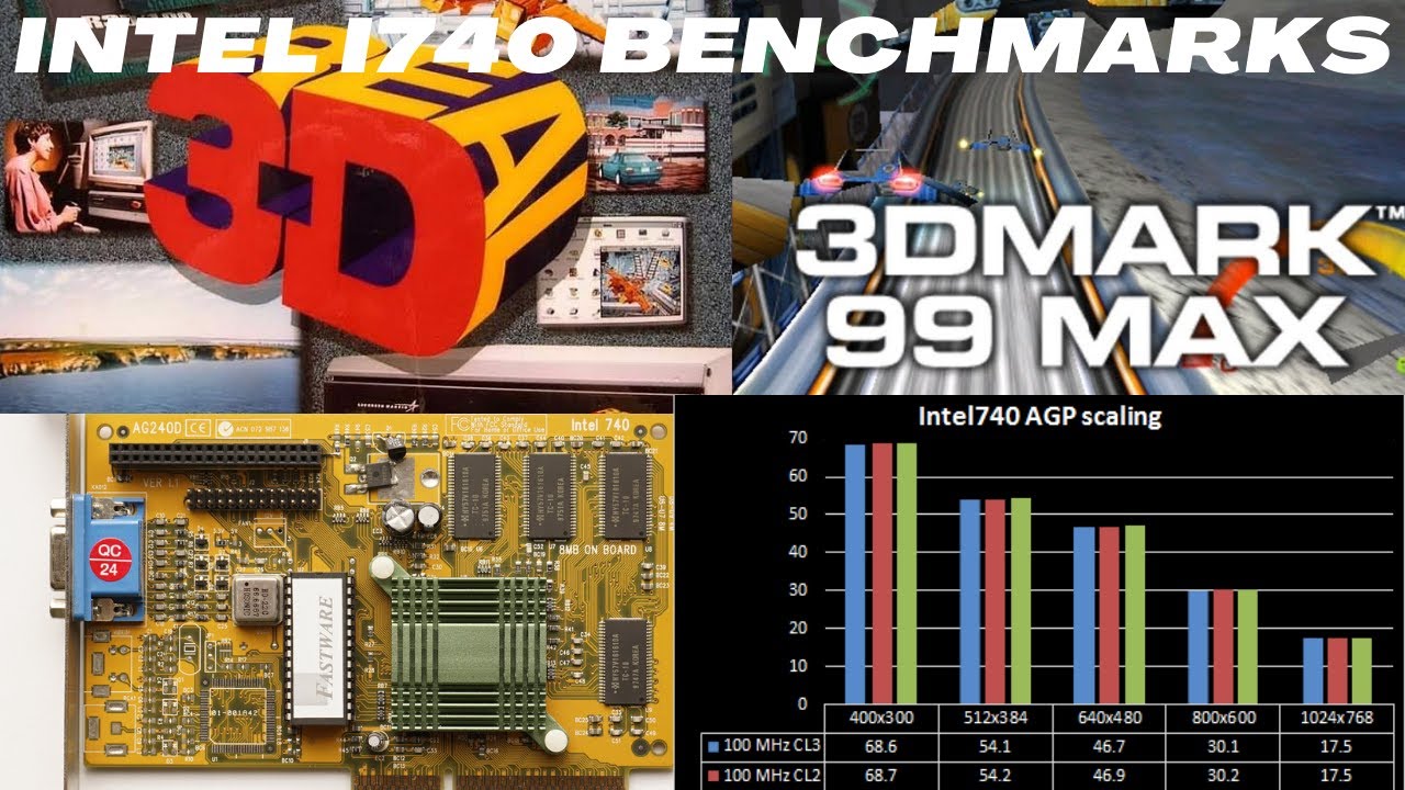 Intel 740 AGP Fastware AG240D - Benchmarks - YouTube