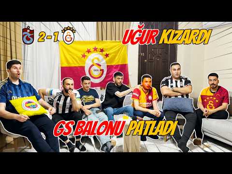 TRABBZONSPOR - GALATASARAY MAÇI TEPKİ VİDEOSU! #galatasaray