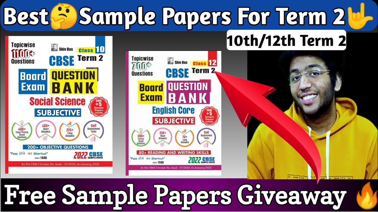 Best Sample Paper book for class 10 CBSE Term 2 Giveaway👍| Best Sample ...