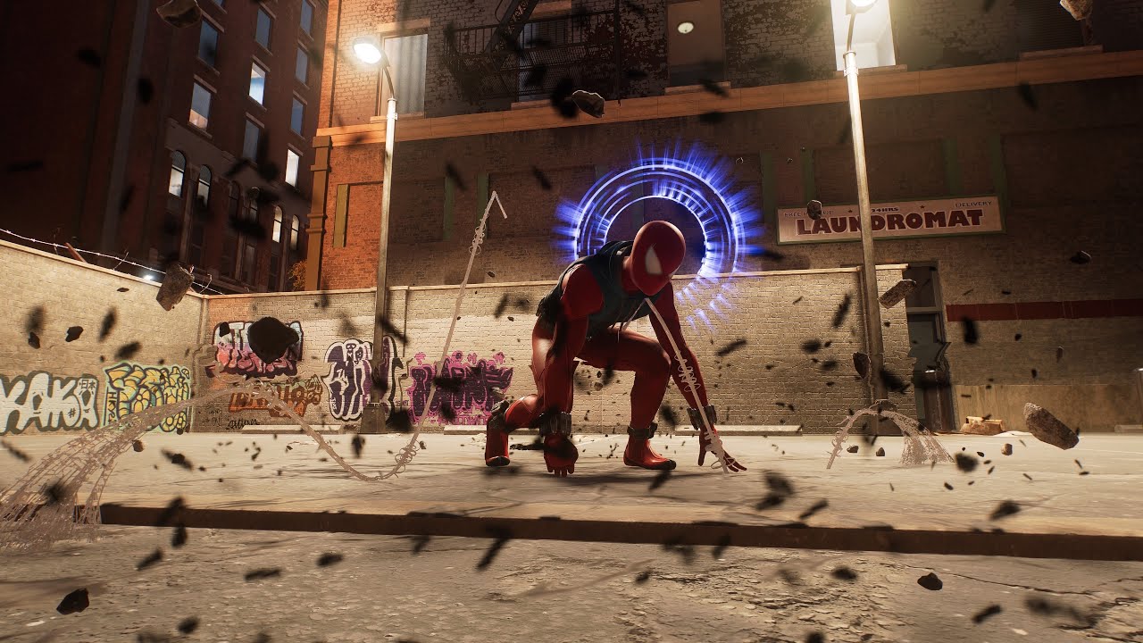 Dope Scarlet Spider Swing Marvel’s Spider-Man 2 - YouTube