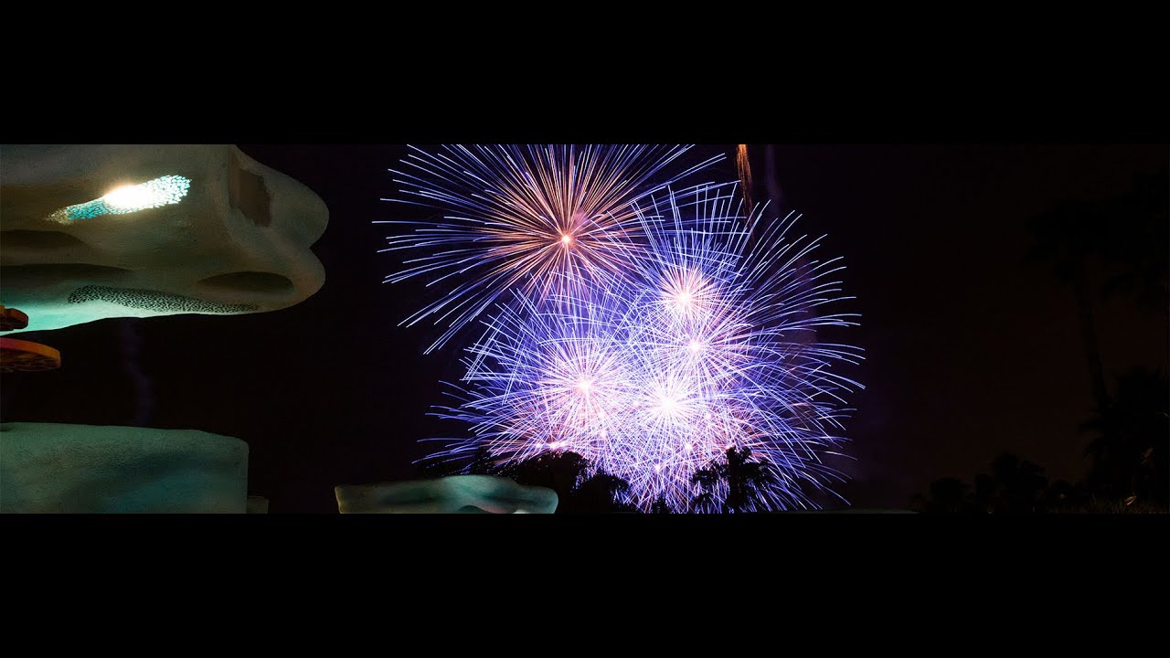 Fireworks at SeaWorld San Diego April 11, 2021 | View from Fiesta ...