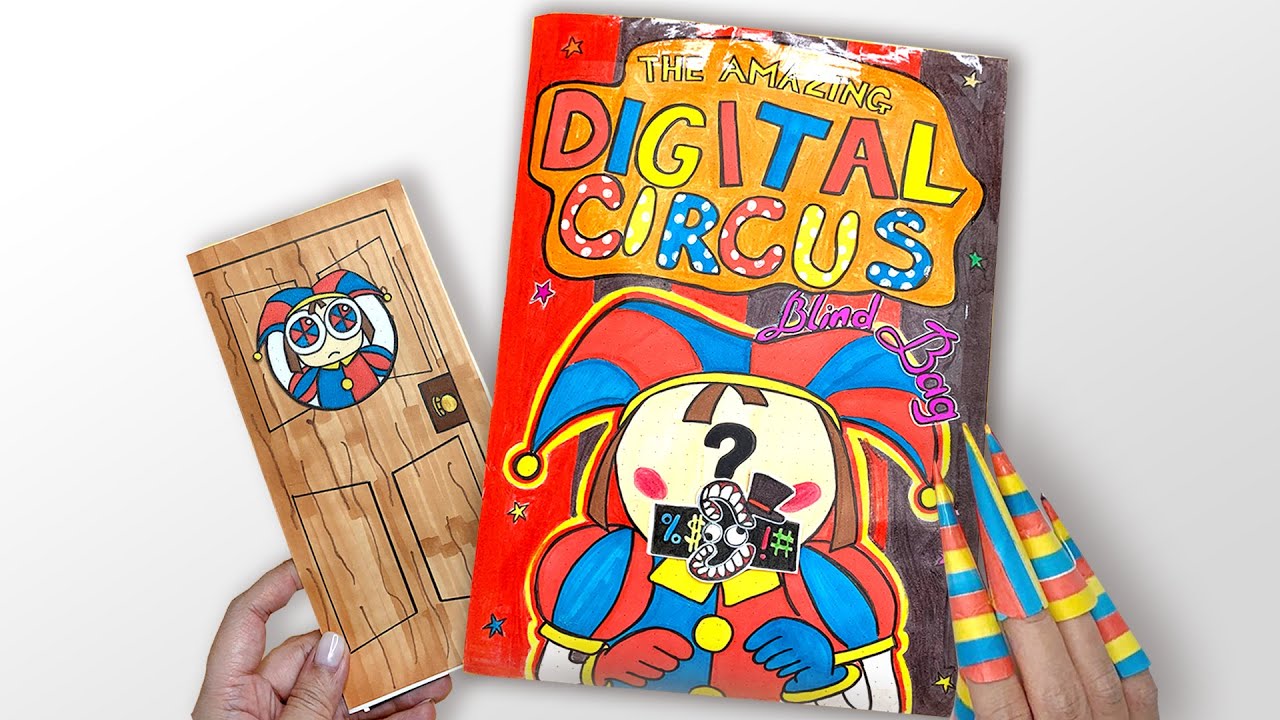 Blind bag - The Amazing Digital Circus Pomni Paper DIY unboxing - YouTube