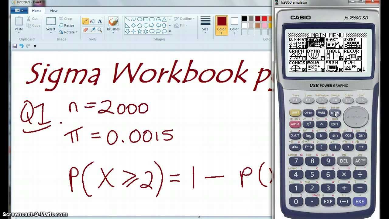 13stats 3.14 Binomial Sigma Workbook p148 - YouTube