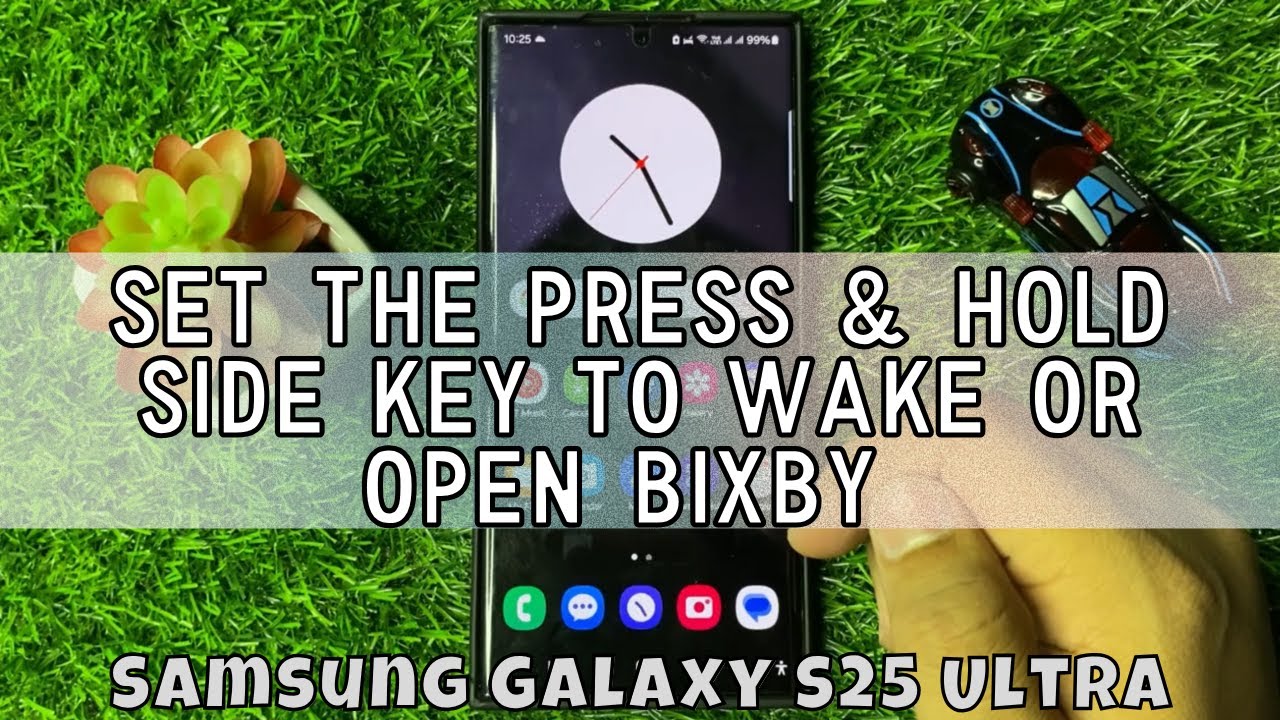 How to Set The Press & Hold Side Key To Wake or Open Bixby Samsung ...