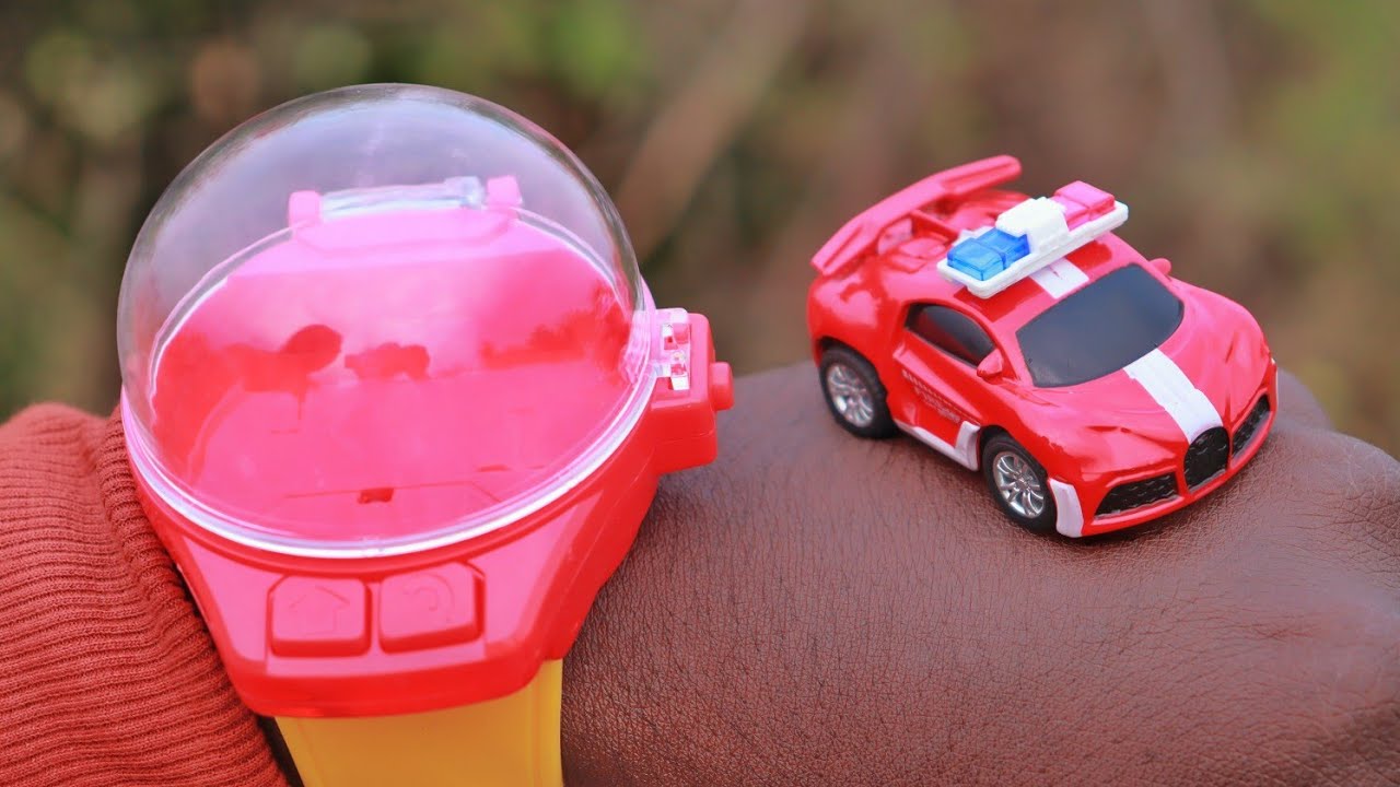 Smallest size police remote control racing car | High speed mini racing ...