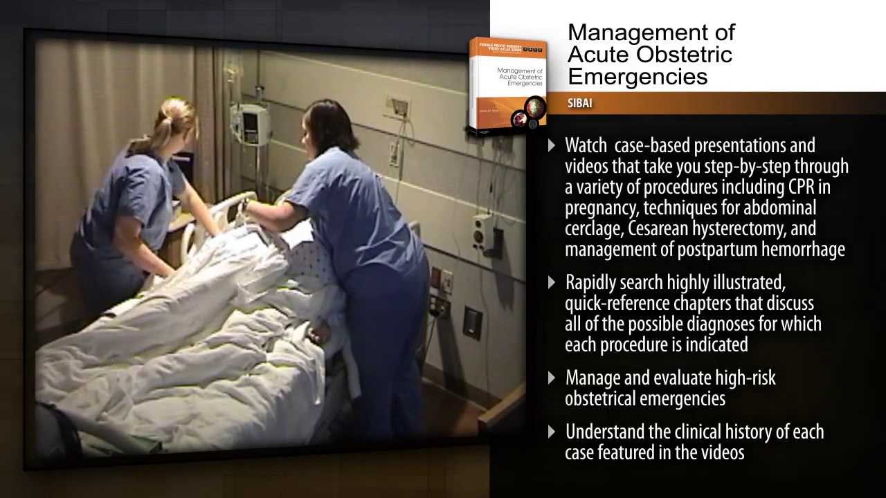 Acute Management of Obstetric Emergencies - YouTube