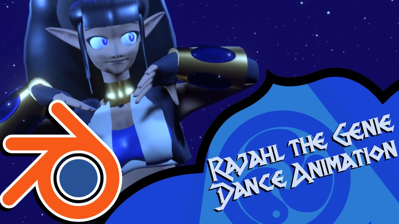 Rajahl the Genie Dance #Animation (The Quest and the Curse) - YouTube