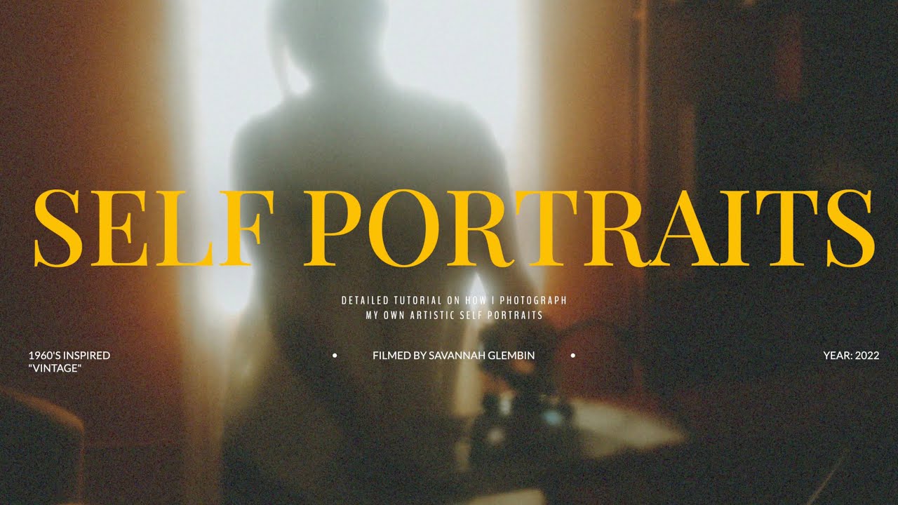 how to take your own artistic photos | professional self portrait tips ...