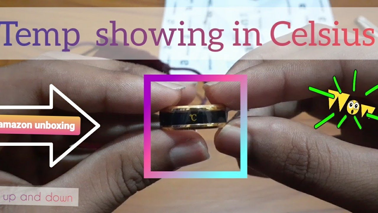 smart temperature ring | unboxing. price : 150 - YouTube